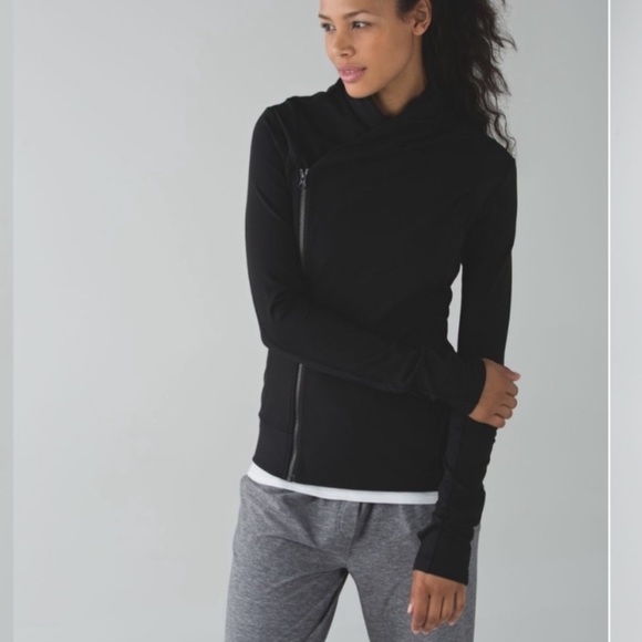 lululemon athletica | Jackets & Coats | Lululemon Asymmetrical Zip Up ...